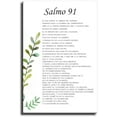 Canvas Wall Art Psalm 91 Spanish Bible Verse Christian Poster Wall Art ...