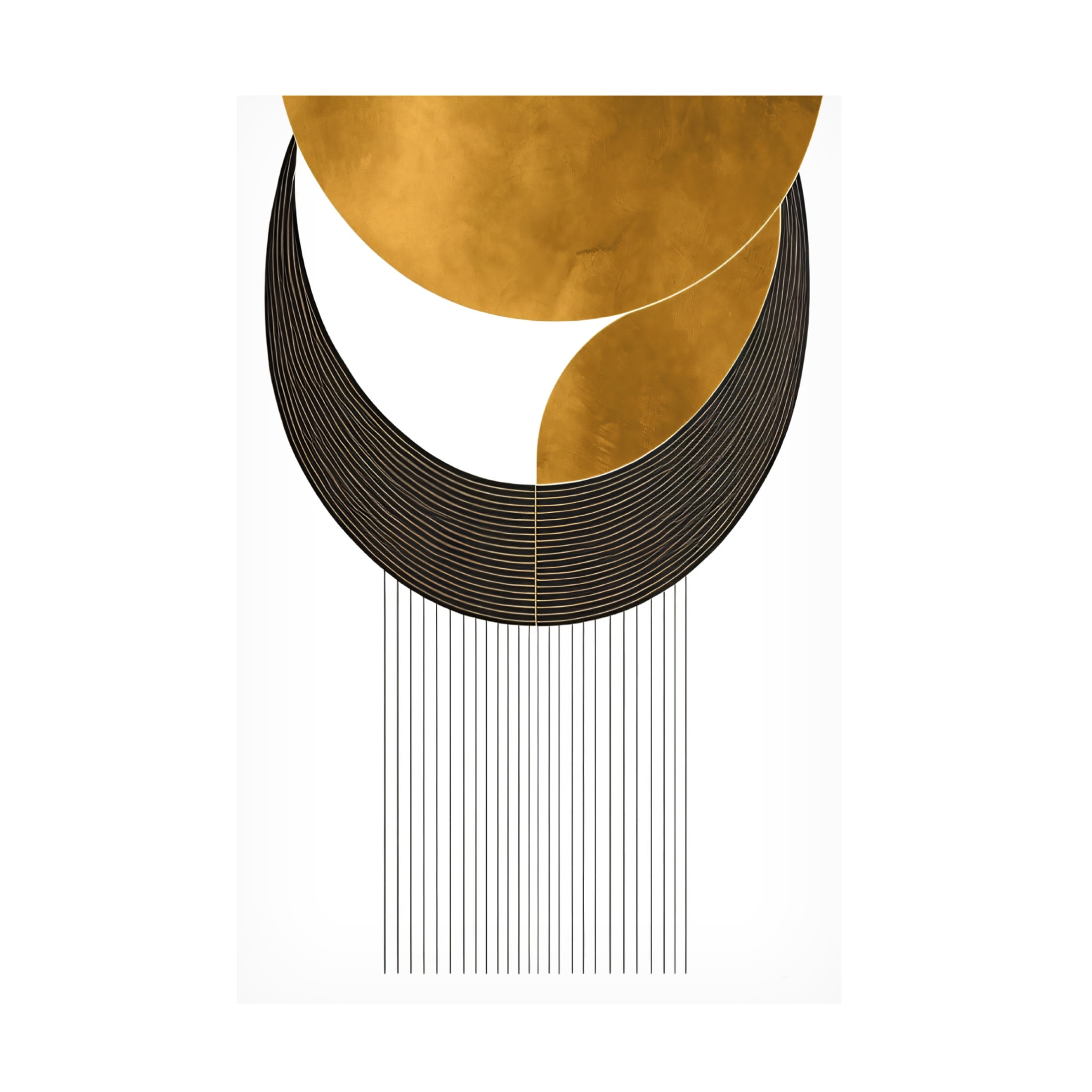 Canvas Wall Art - Ray Heere 'Mid Century Abstract Painting 24' Wall Art ...