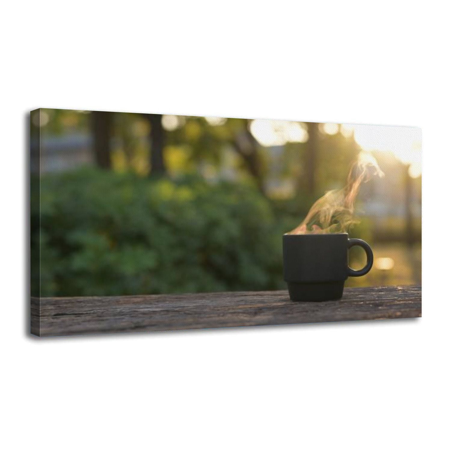 Canvas Wall Art Relaxation Moment Hot Drink Americano Espresso Hot Tea ...