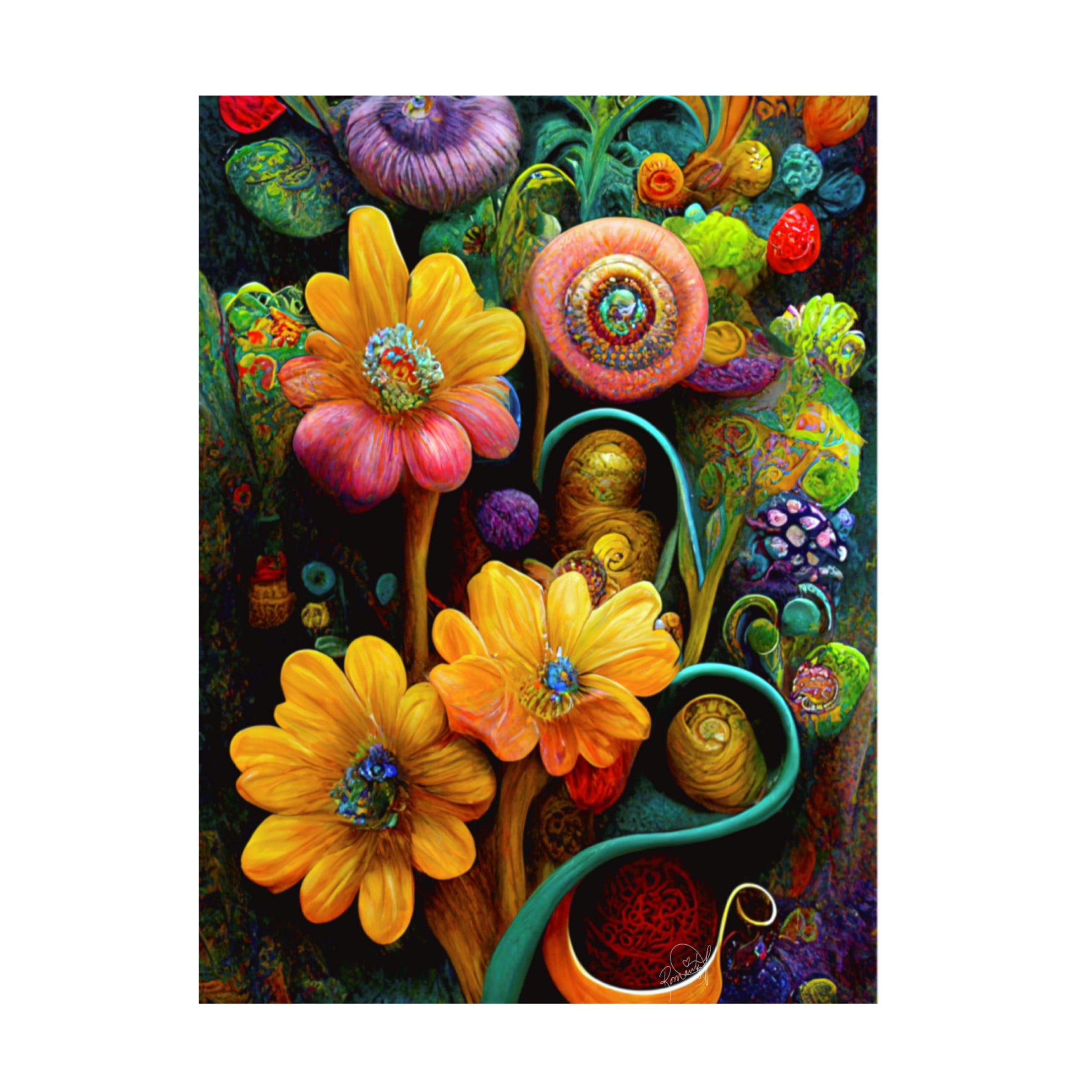 Canvas Wall Art - RomantzArt 'The World I Close My Eyes To See 3' Wall ...