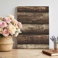 Canvas Wall Art Rustic Brown Wood Grain Canvas Art Print Vintage ...