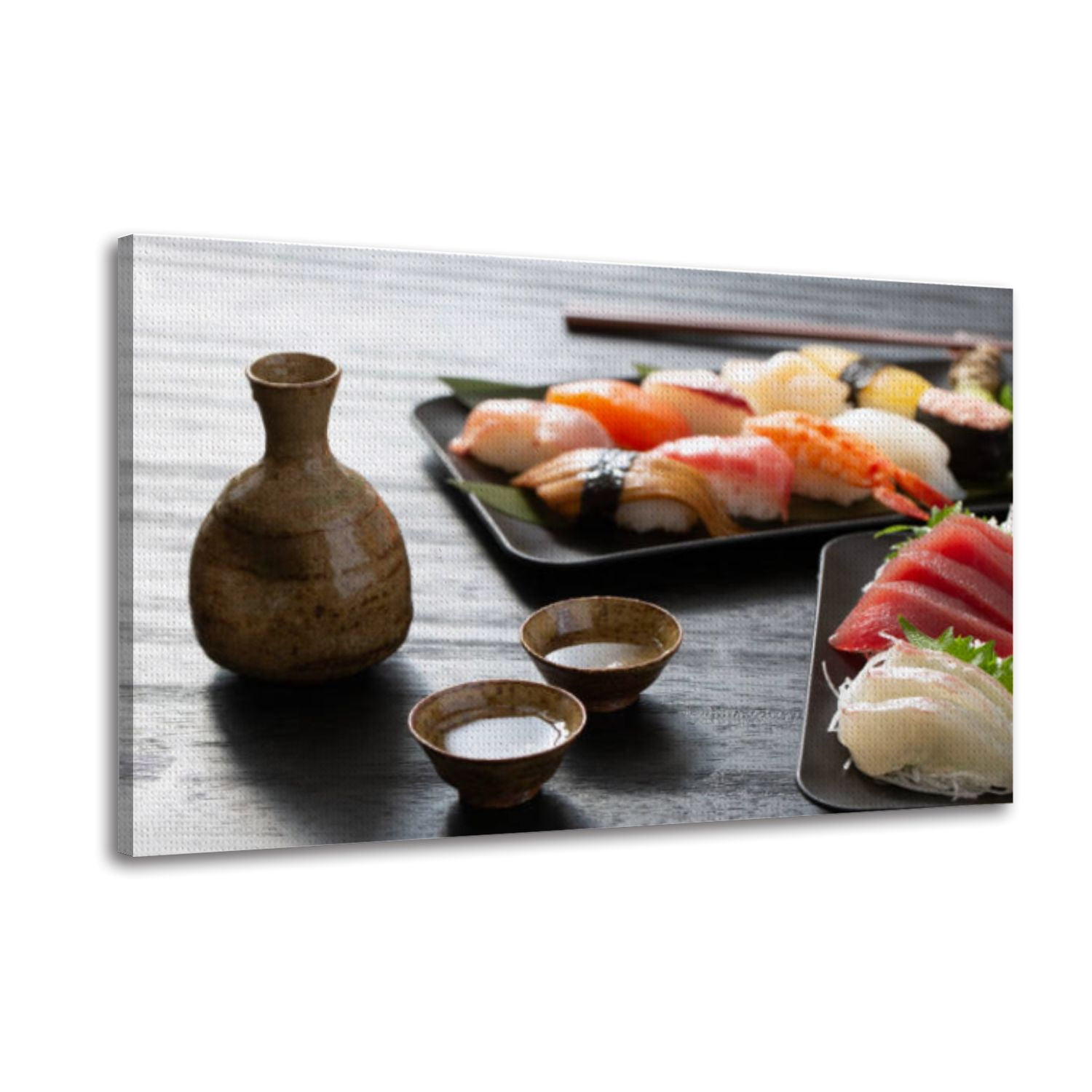 Canvas Wall Art Sake sushi sashimi Japanese food bar Wall Decor for ...