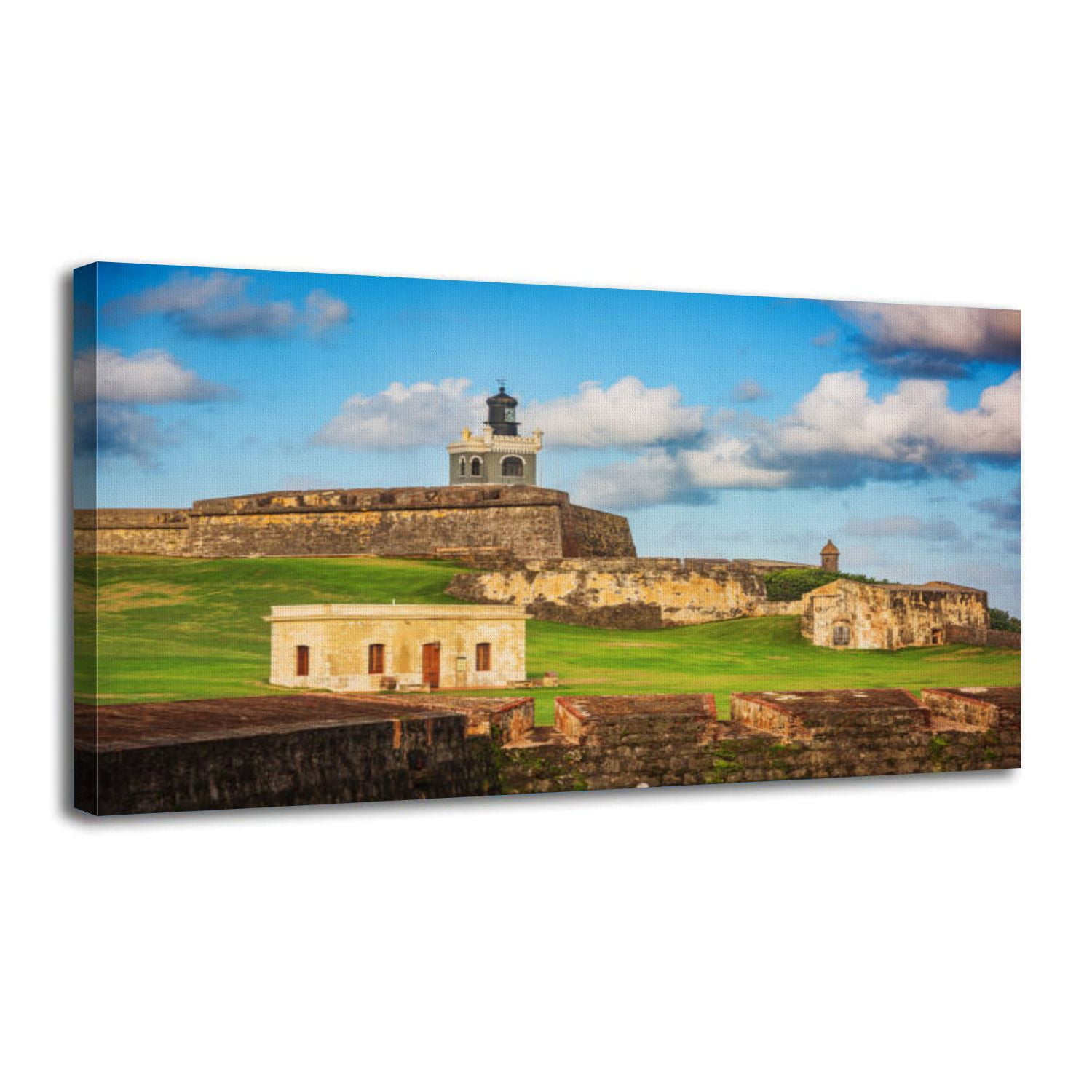 Canvas Wall Art San Juan Puerto Rico Castillo San Felipe del Morro Wall ...