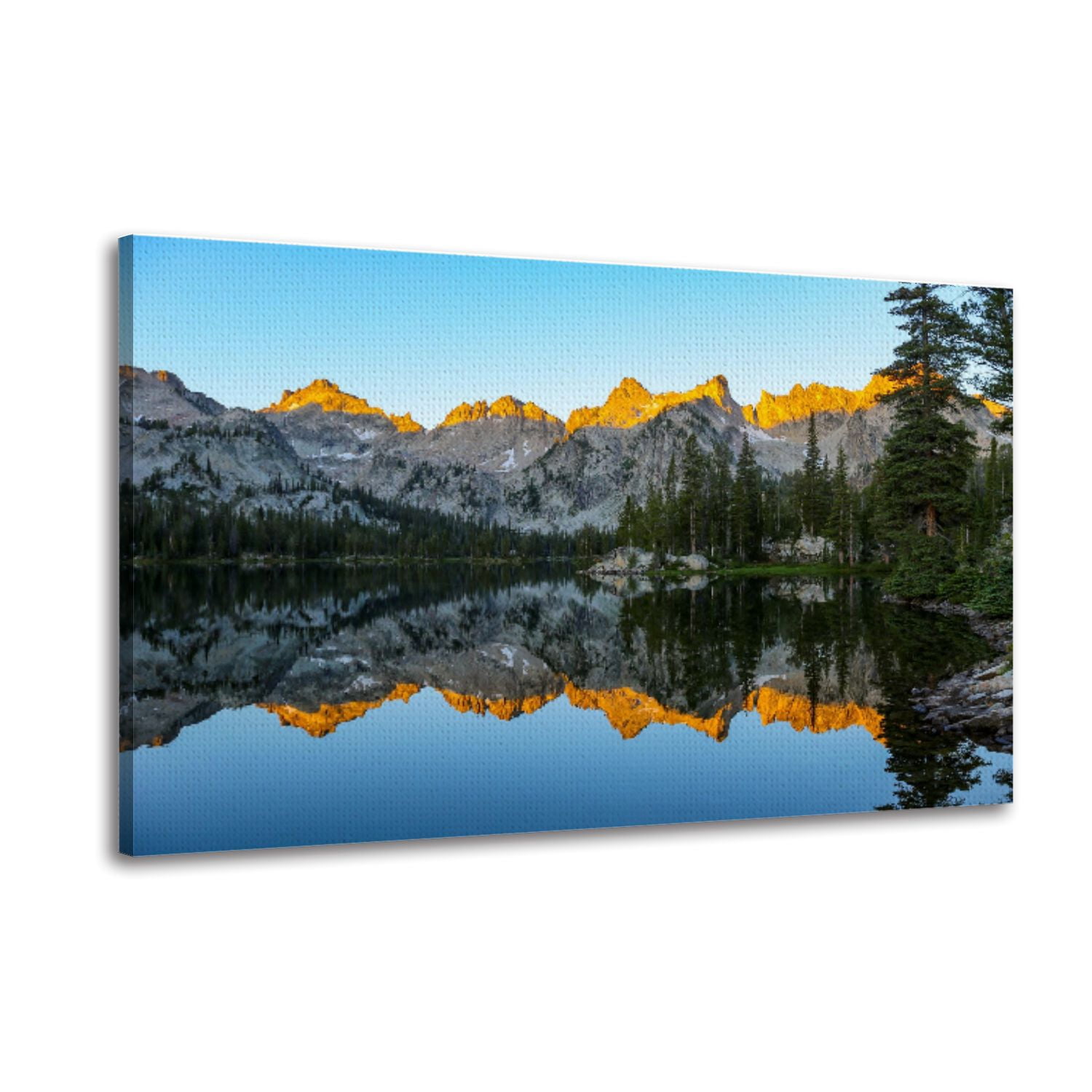 Canvas Wall Art Sawtooth Mountains Wilderness area Sun Valley Idaho ...