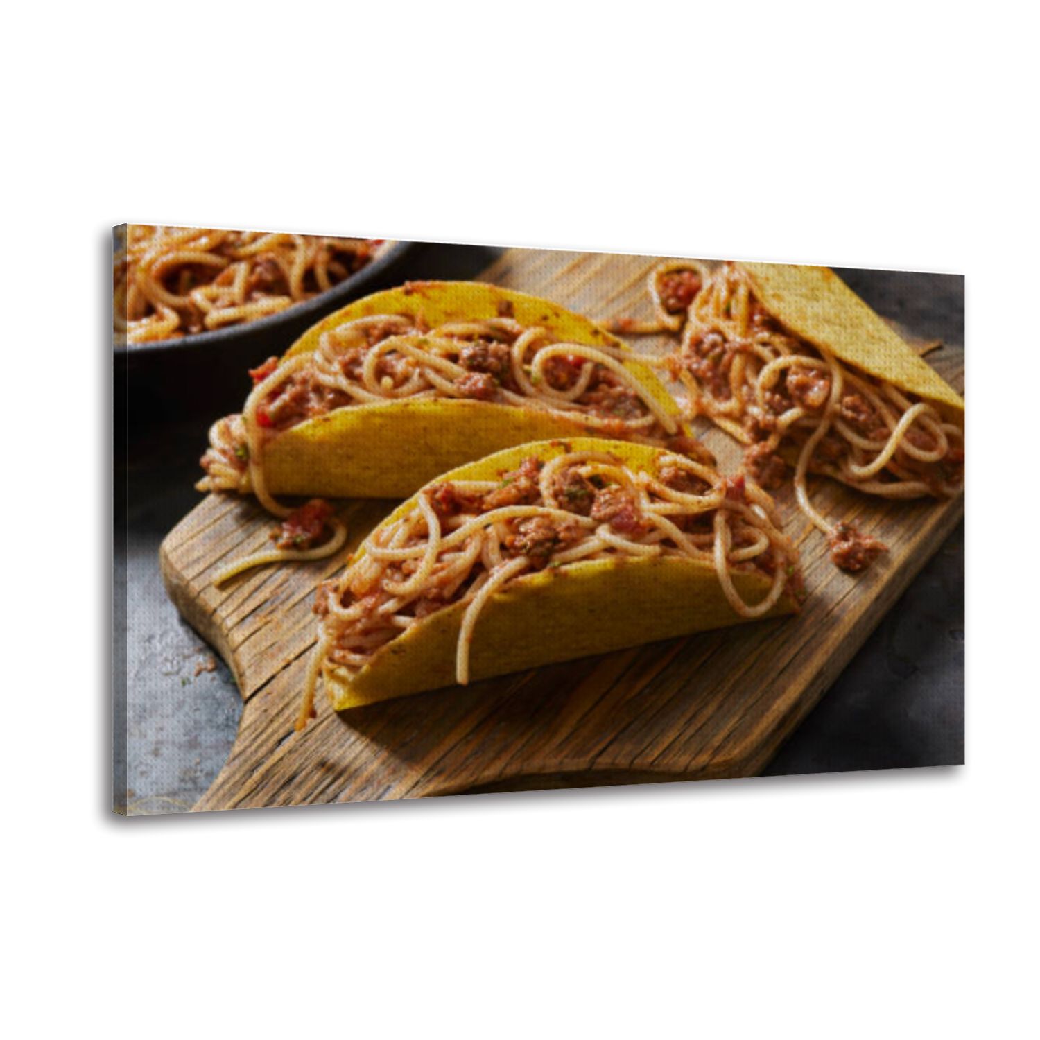 Canvas Wall Art Spaghetti Tacos Wall Decor for Living Room Bathroom ...