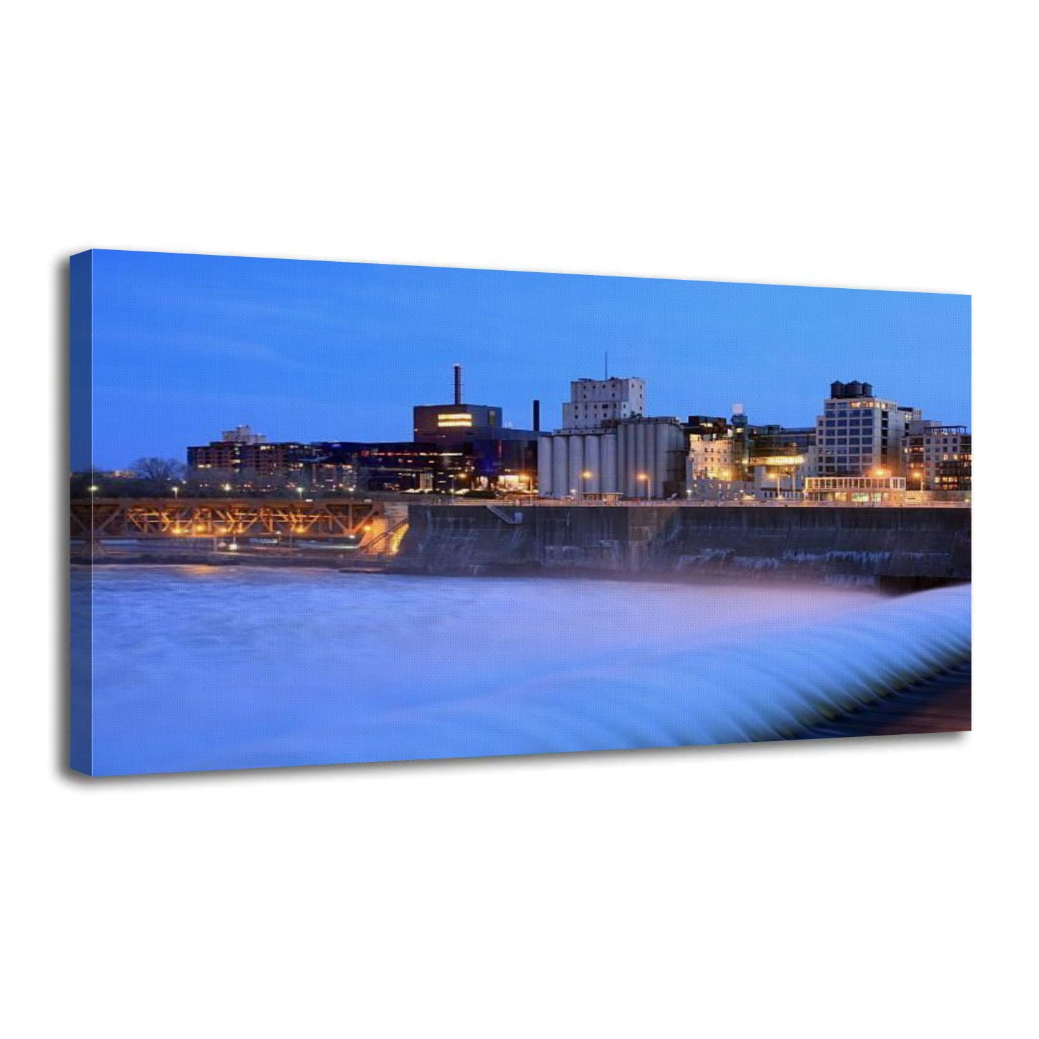 Canvas Wall Art St Anthony lock dam Wall Decor for Living Room Bathroom ...
