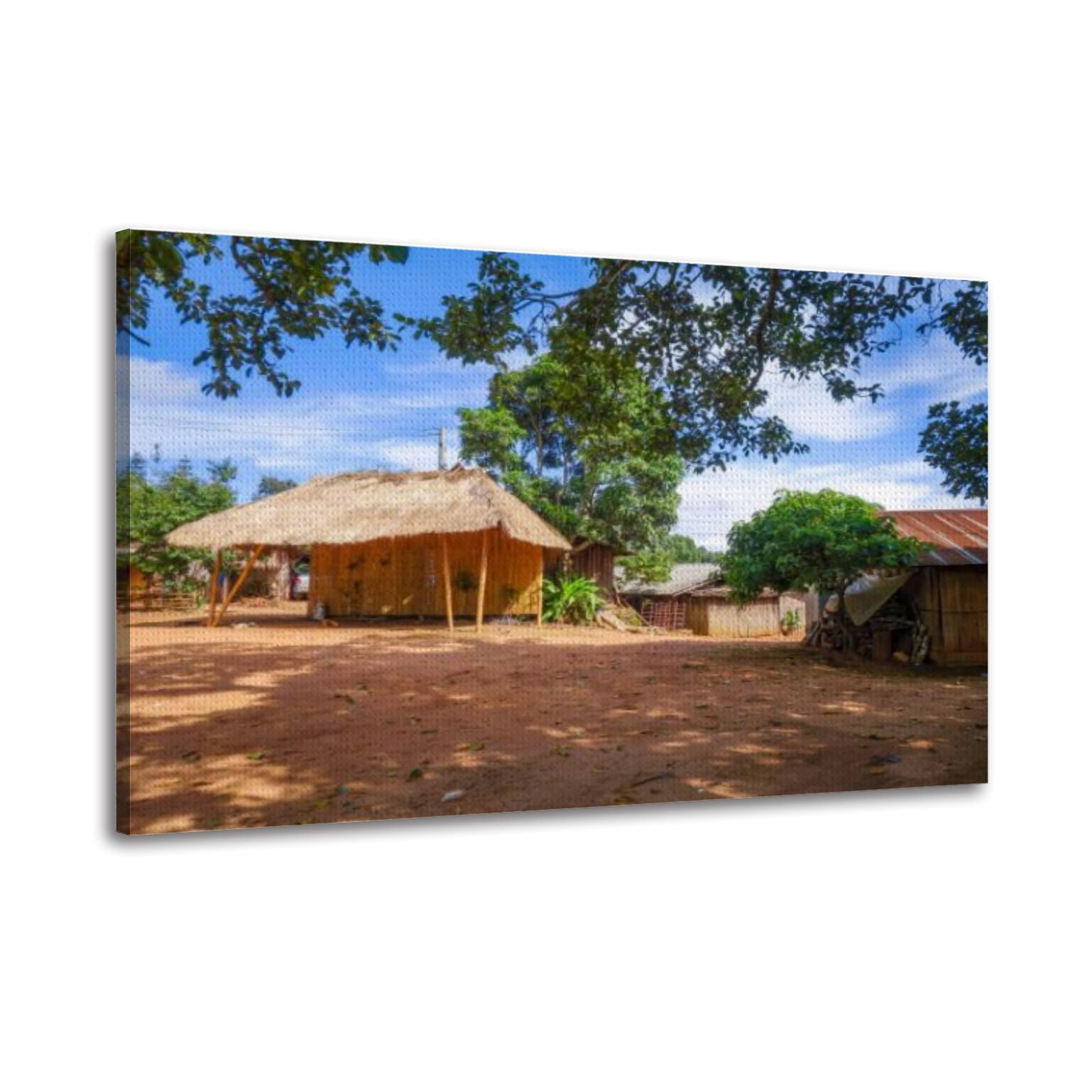 Canvas Wall Art Traditional Hmong village Chiang Thailand Wall Decor ...