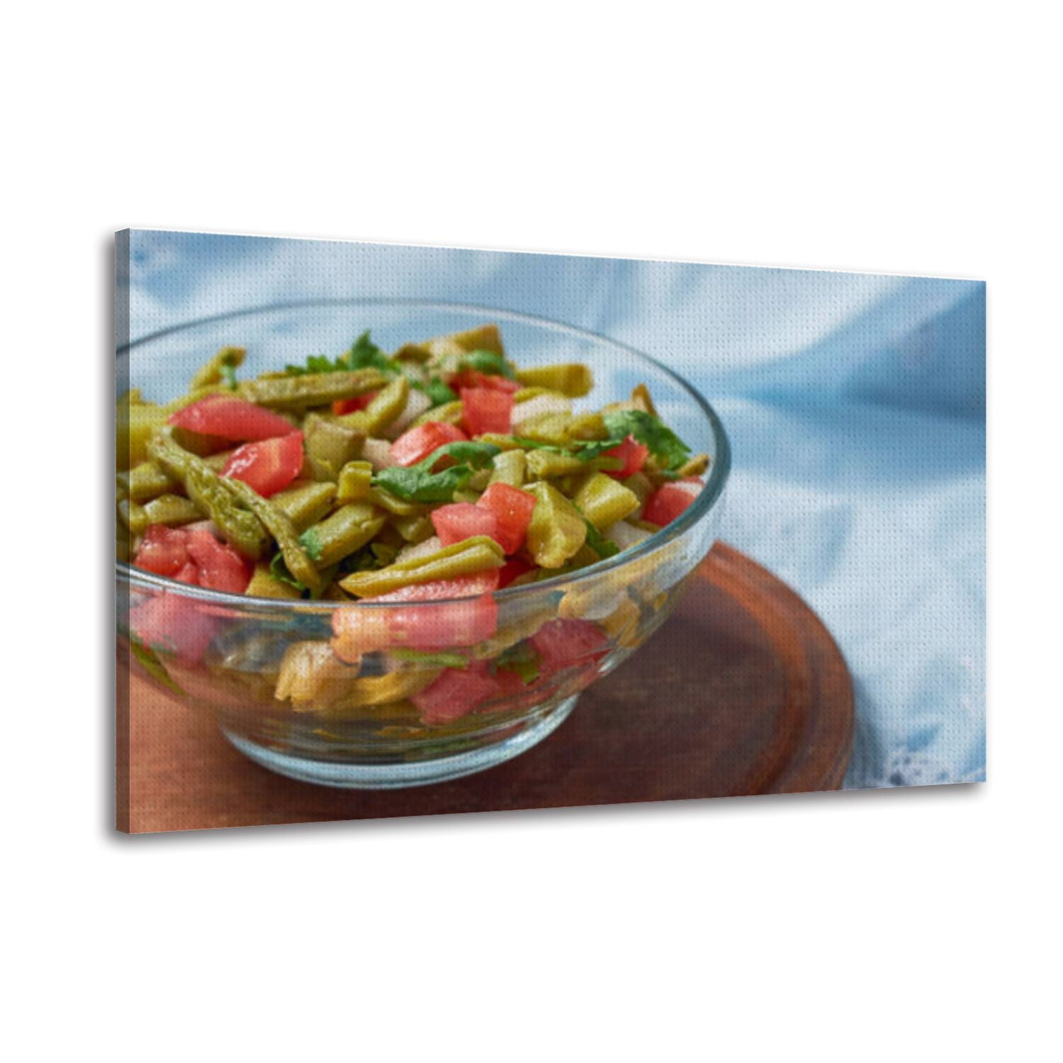 Canvas Wall Art Traditional mexican nopal cactus salad nopales la ...