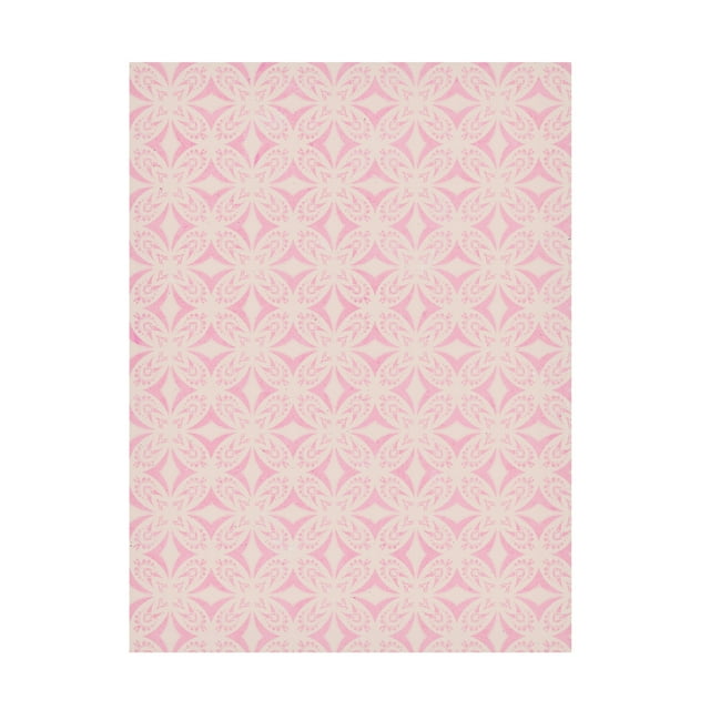Canvas Wall Art - Treechild 'Light Pink Tile Pattern' Wall Art for ...