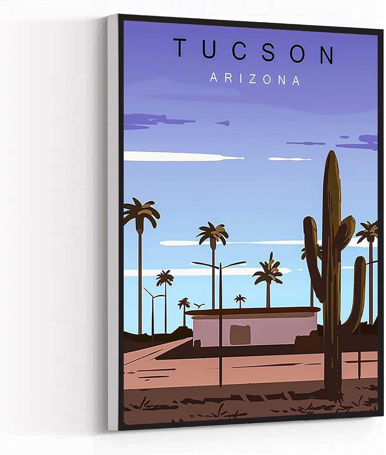 Canvas Wall Art Tucson Arizona,United States,Vintage Travel Poster ...
