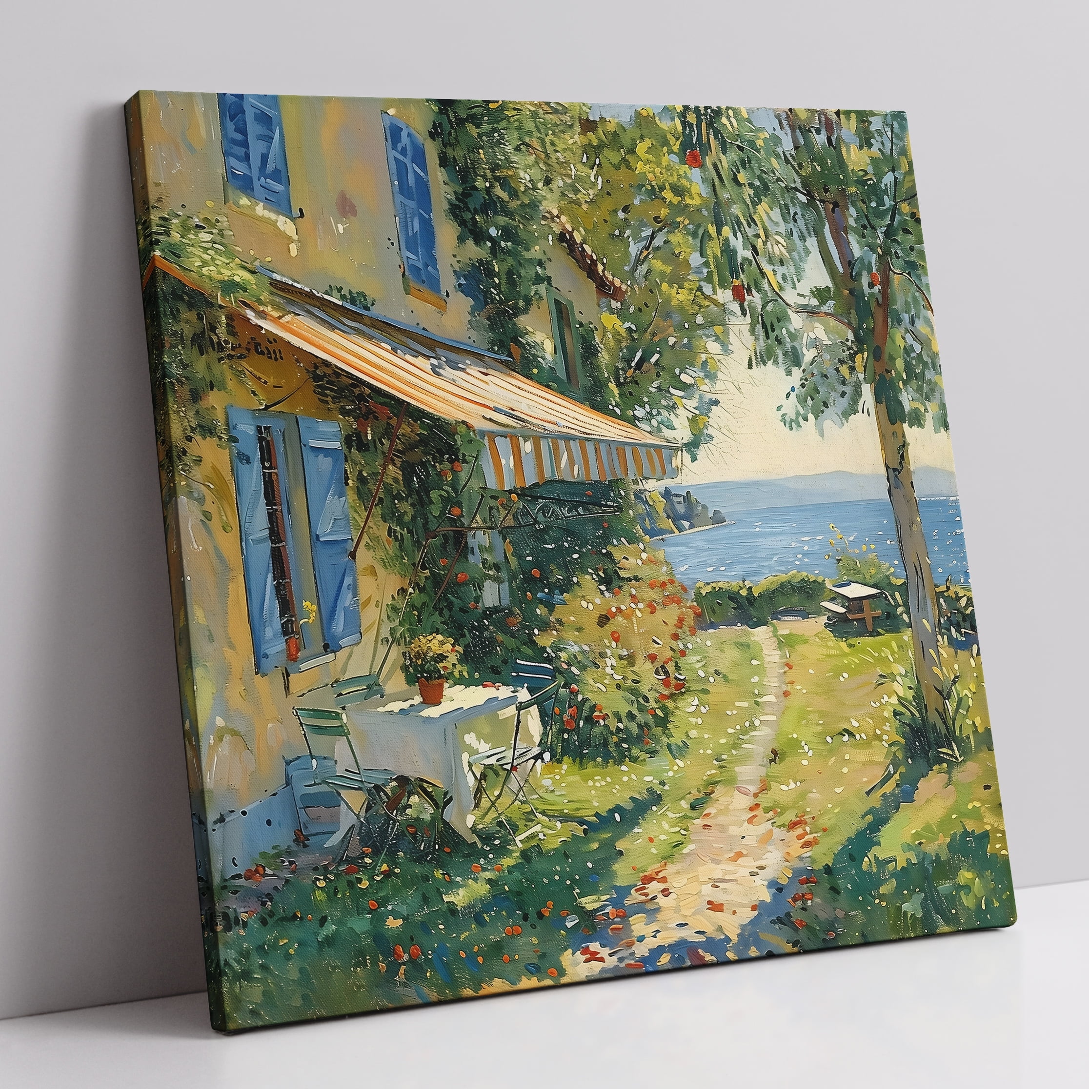 Canvas Wall Art, Vintage Countryside Landscape Prints, Dreamy Garden in ...