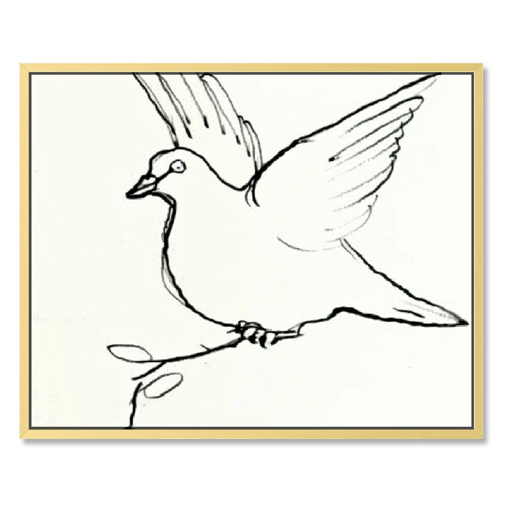 Canvas Wall Art, Wall Decor, , ,Line Drawings ,Modern Wall Decor ...