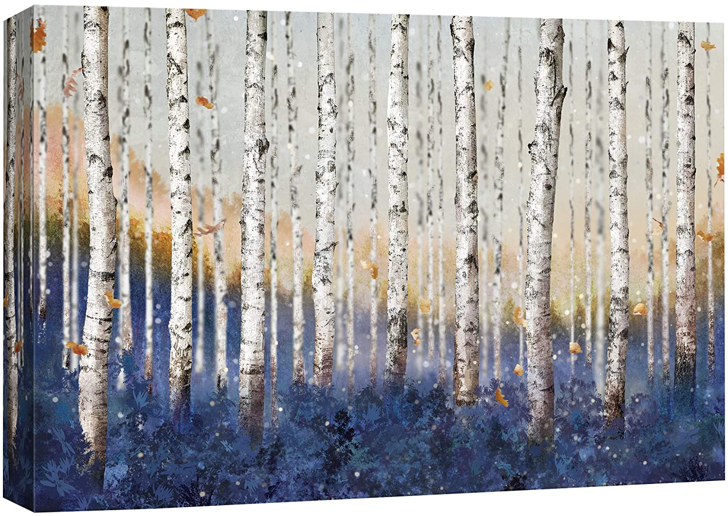 Masterpiece Art Gallery Spring Birches Blue Forest by Studio Arts ...
