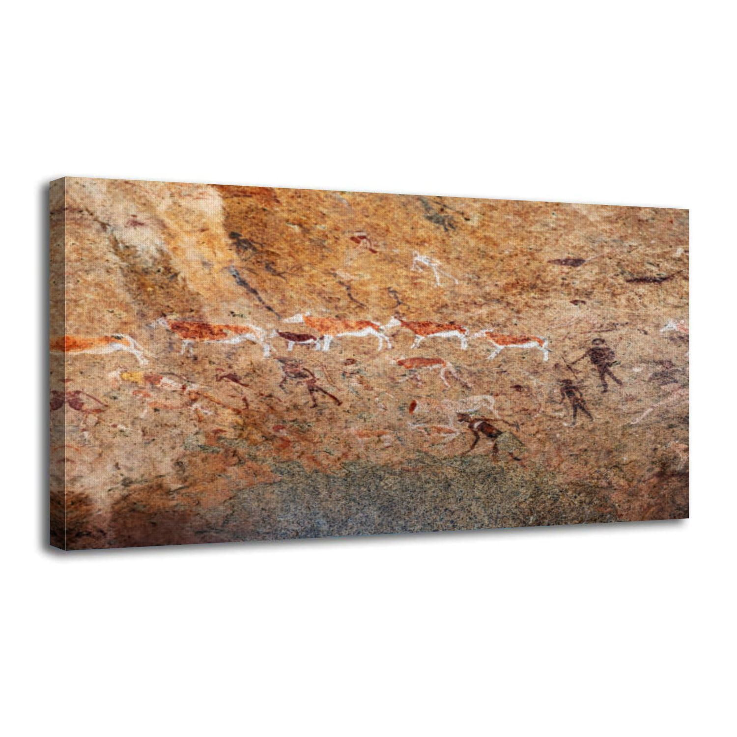 Canvas Wall Art White lady wall paintings Brandberg Namibia Wall Decor ...
