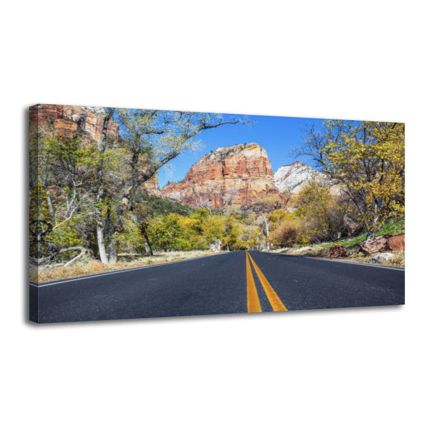 Canvas Wall Art Zion National Park Utah Wall Decor for Living Room ...