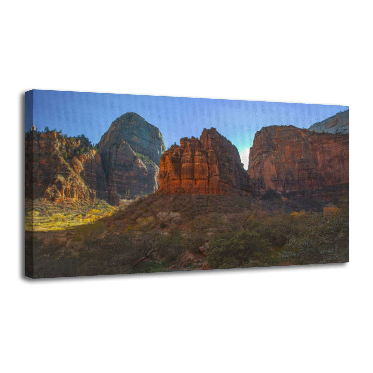 Canvas Wall Art Zion National Park Utah Wall Decor for Living Room ...
