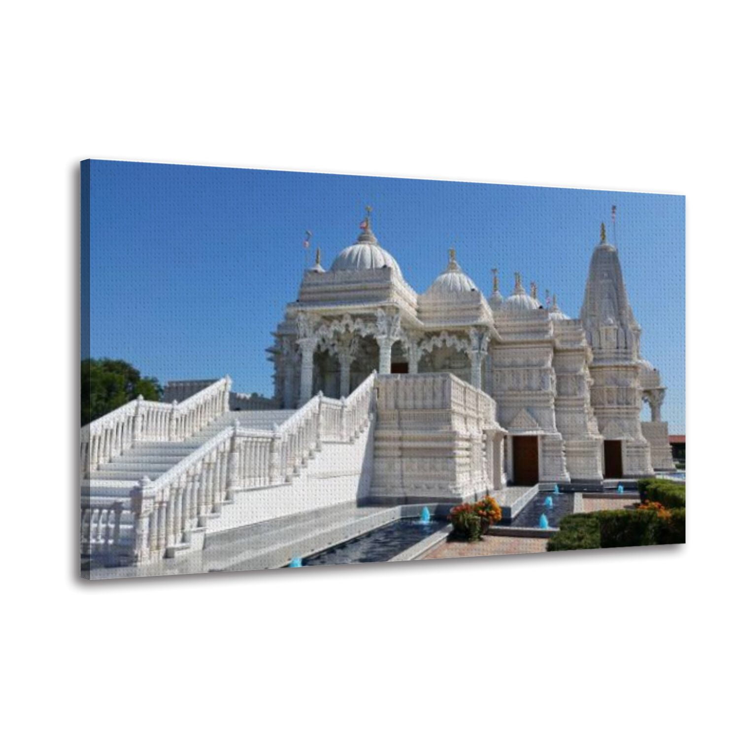 Canvas Wall Art baps swaminarayan temples pictures royalty Wall Decor ...