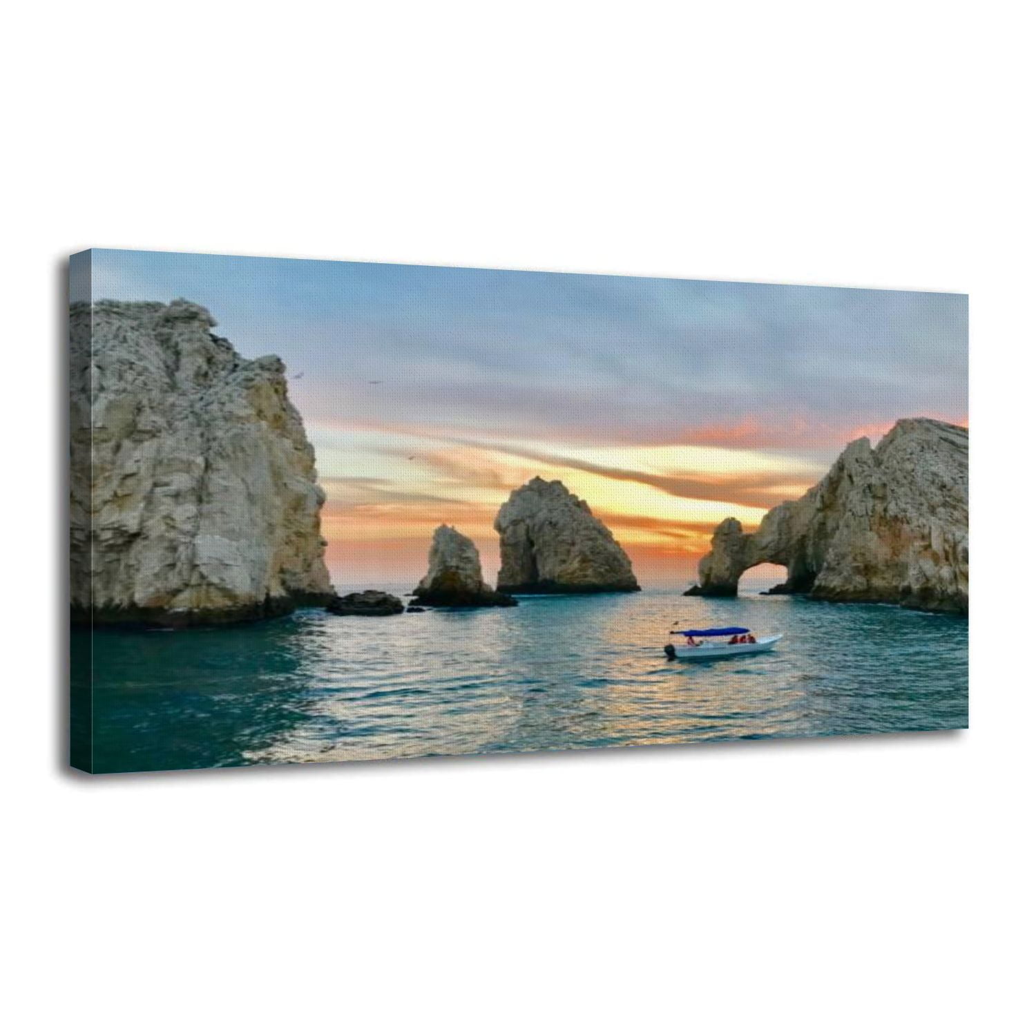 Canvas Wall Art cabo san lucas arch lovers beach sunset boat ride cabo ...