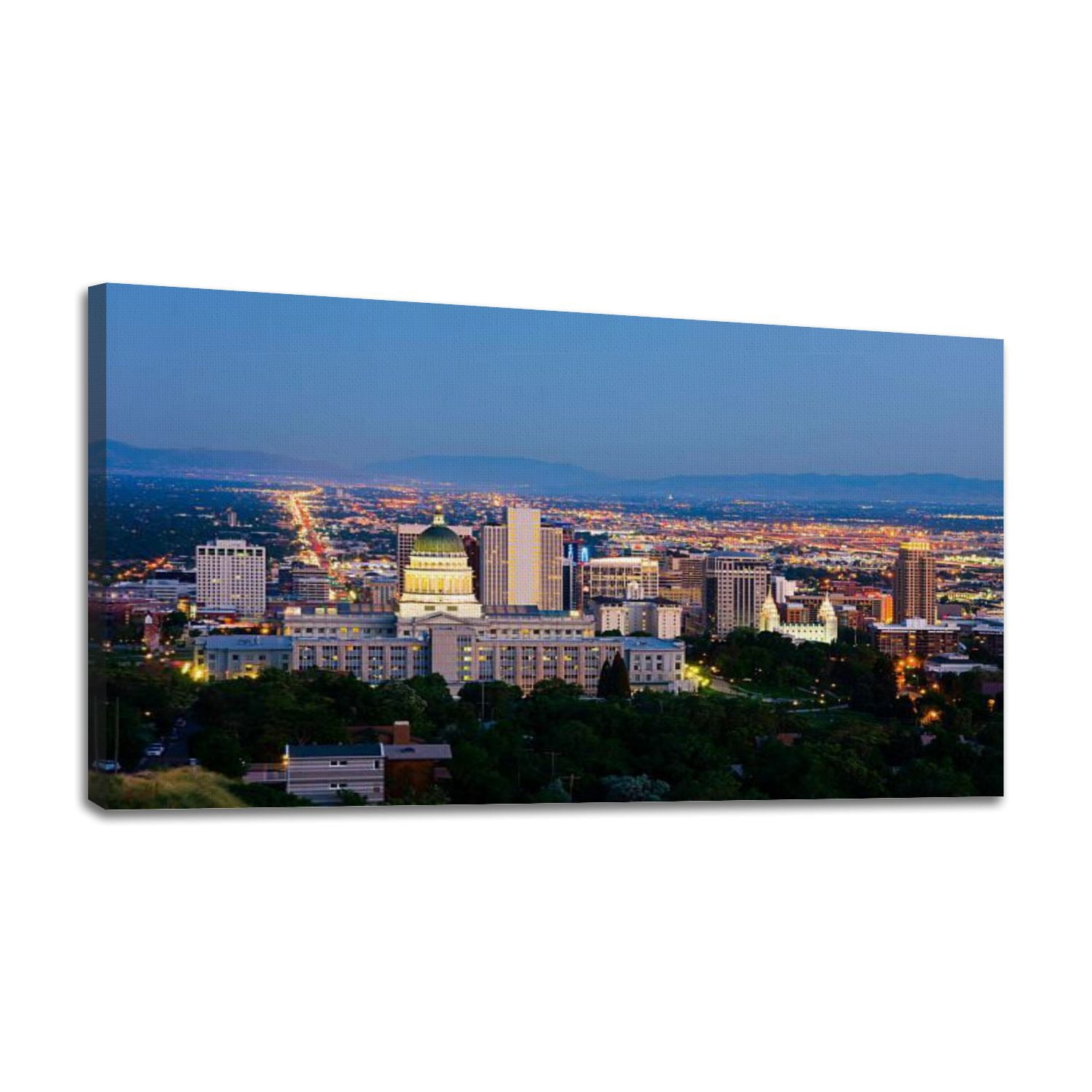 Canvas Wall Art high res photo salt lake city salt lake citys pictures ...