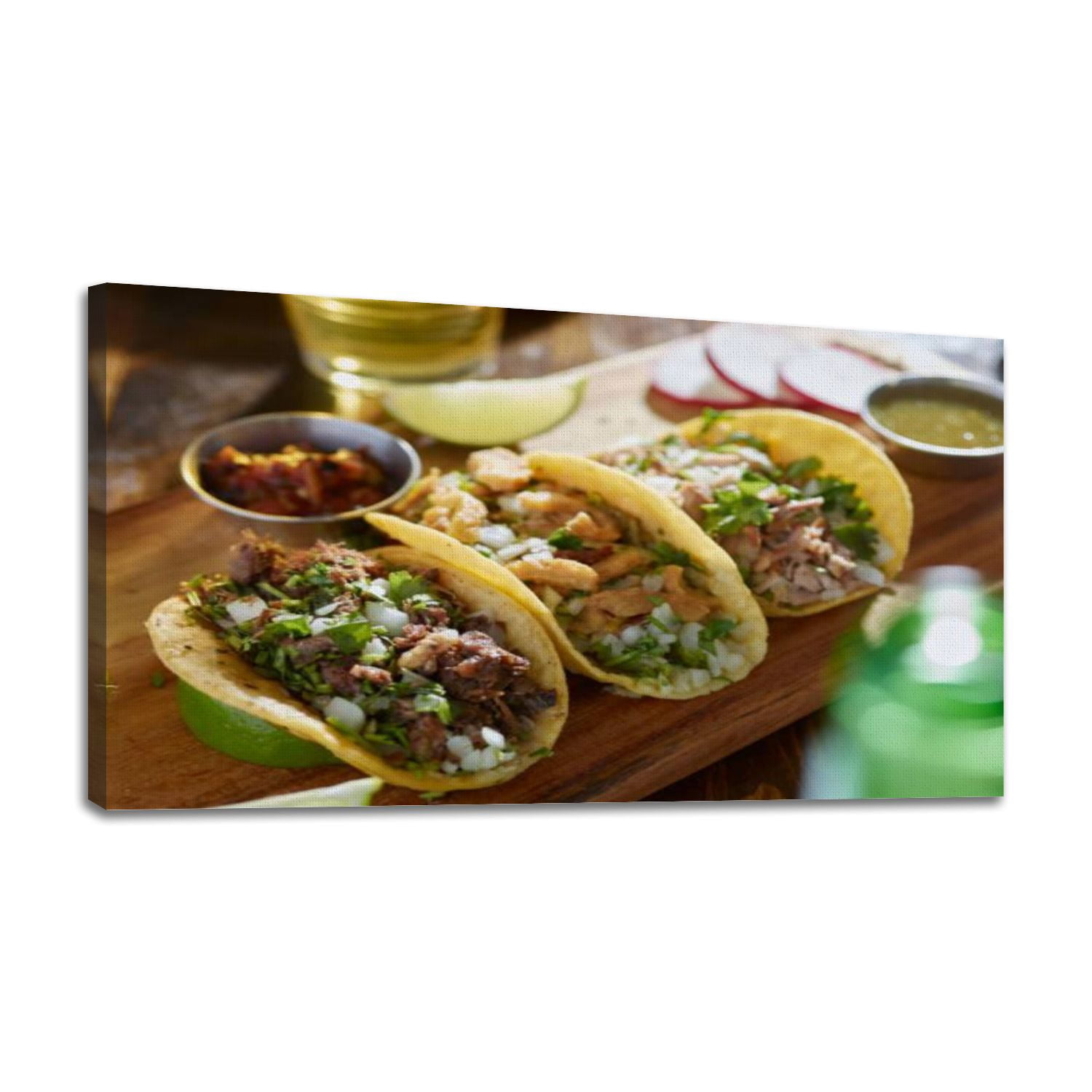 Canvas Wall Art mexican street tacos barbacoa carnitas chicharr n ...