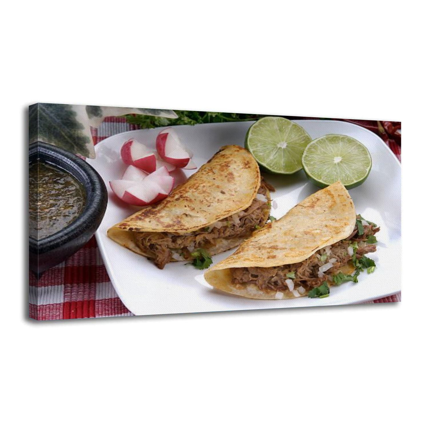 Canvas Wall Art mexican street tacos carnitas mexican tacoss pictures ...