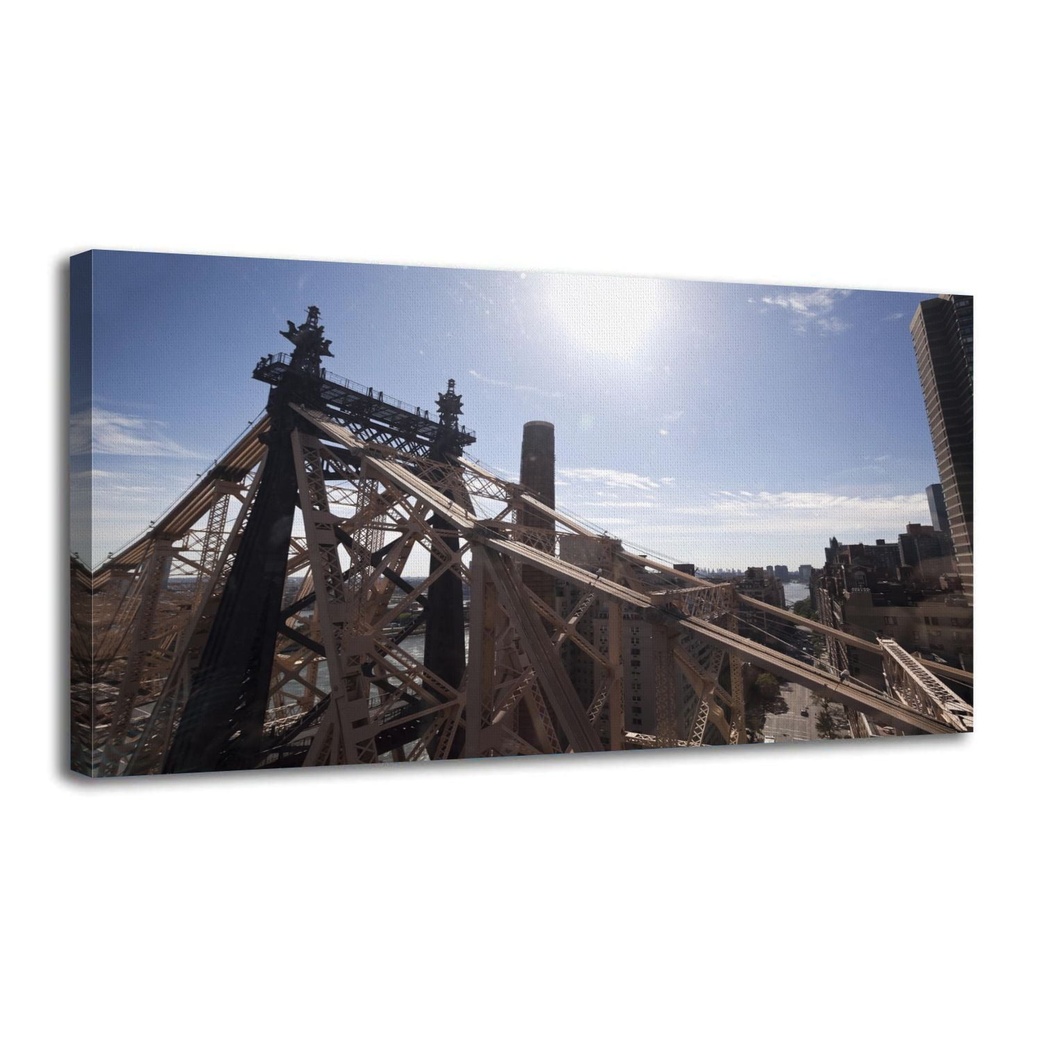 Canvas Wall Art new york city queensboro bridge east river bridge ...