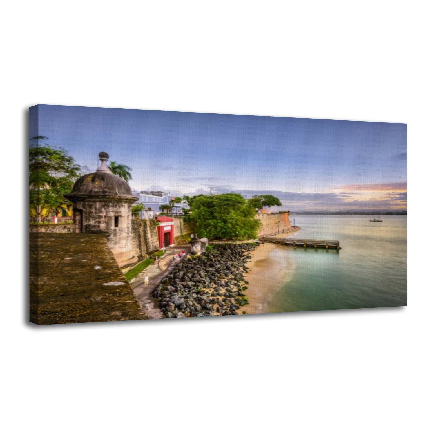 Canvas Wall Art san juan puerto rico historic architecture pictures ...