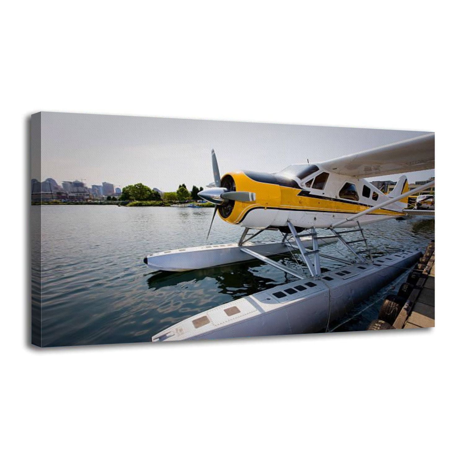 Canvas Wall Art seaplane lake seattle floatplane pictures royalty Wall ...