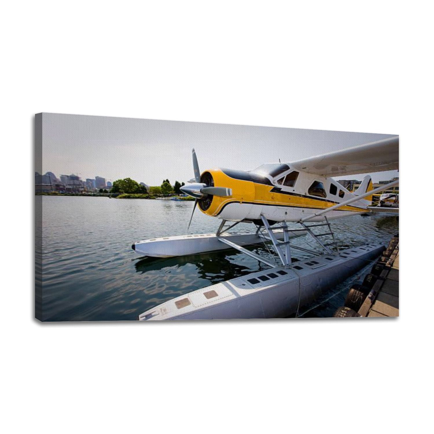 Canvas Wall Art seaplane lake seattle floatplane pictures royalty Wall ...