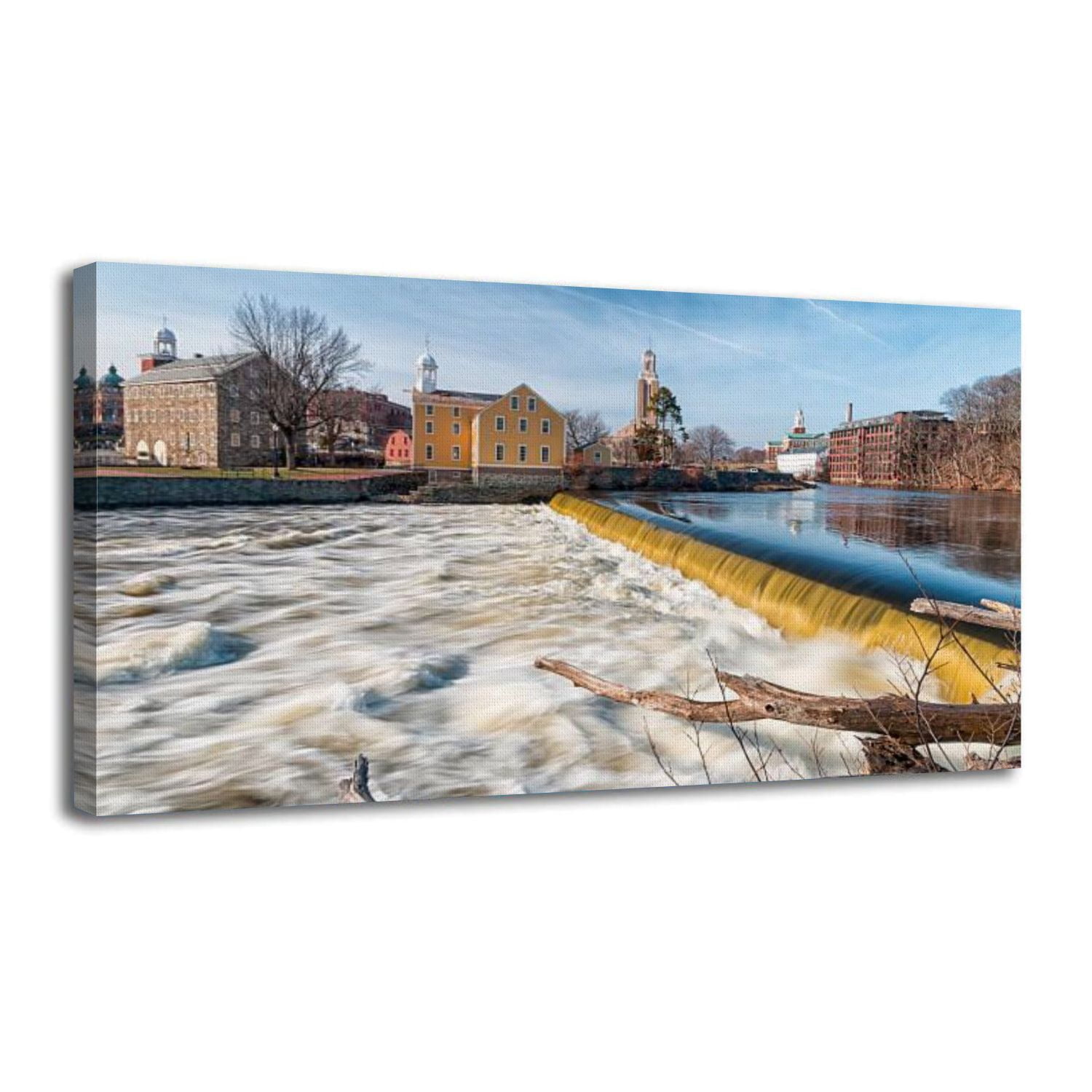 Canvas Wall Art slaters mill historic site pawtucket ri state rhode ...