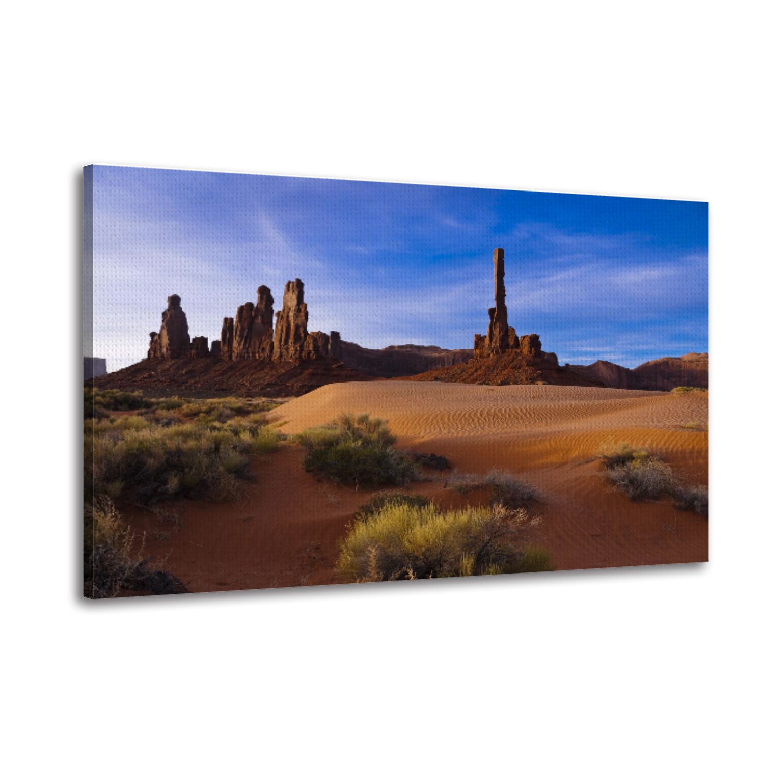 Canvas Wall Art sunrise totem pole monument valley indian totems Wall ...