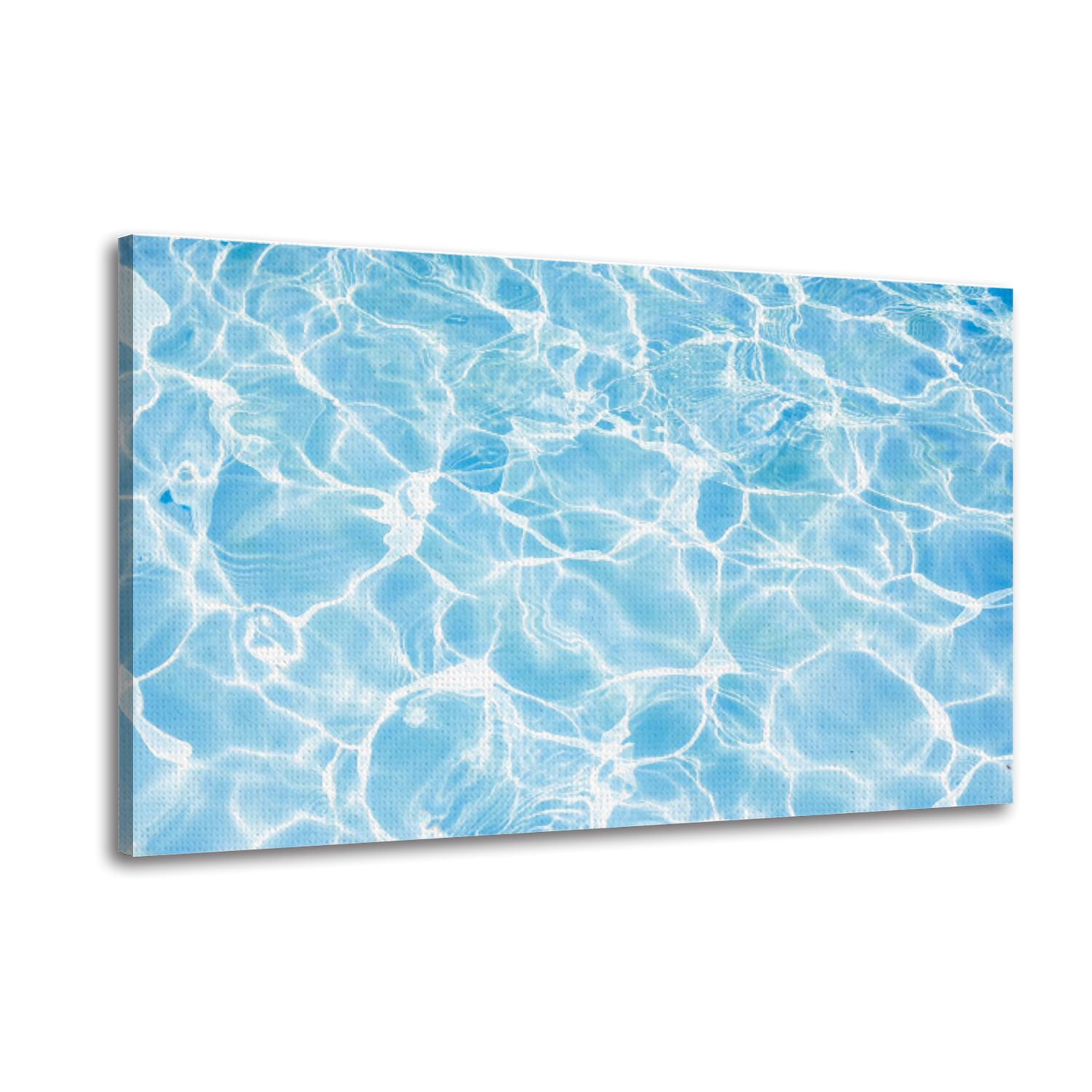Canvas Wall Art surface blue swimming poolbackground water swimming ...