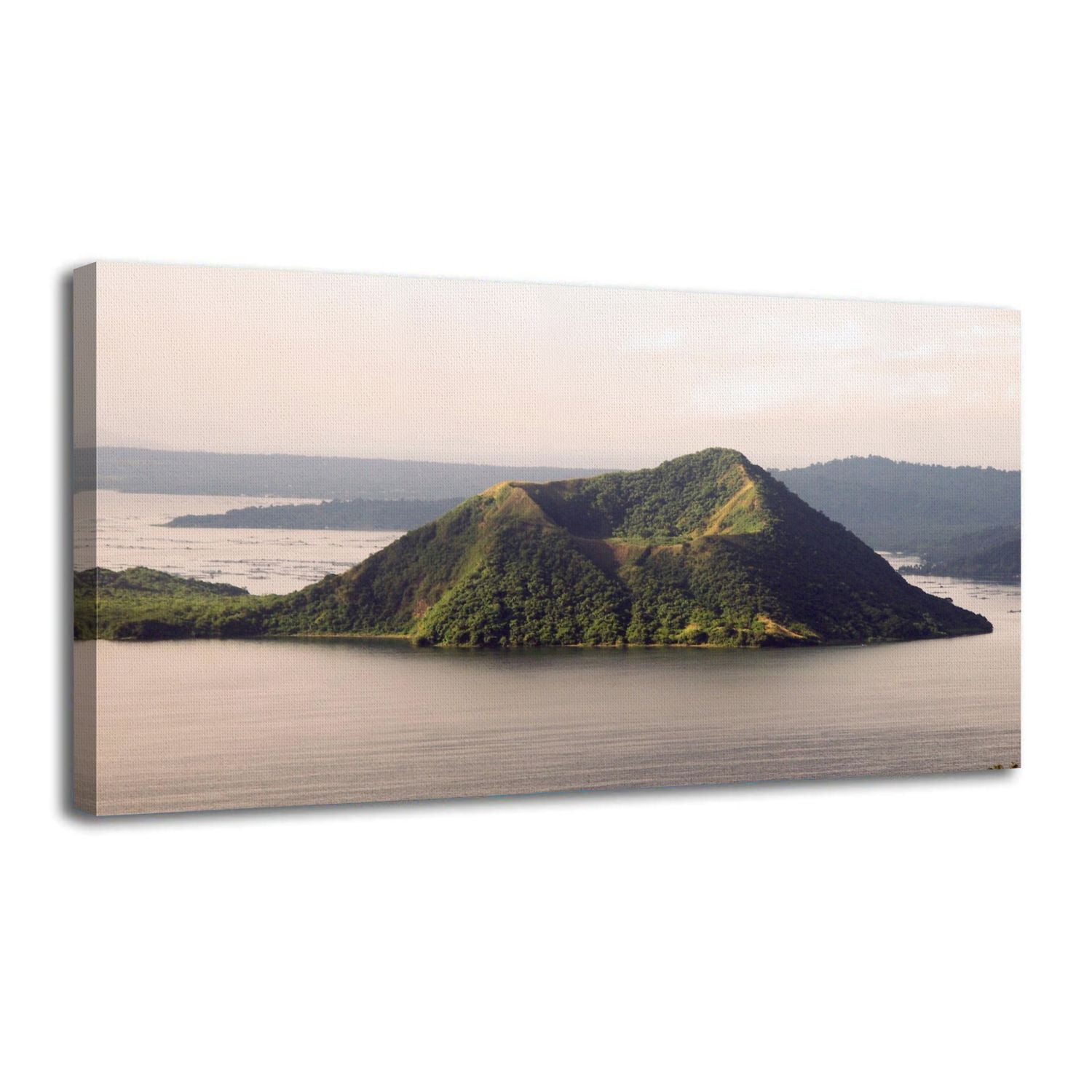 Canvas Wall Art taal volcano island taal lake province batangas ...
