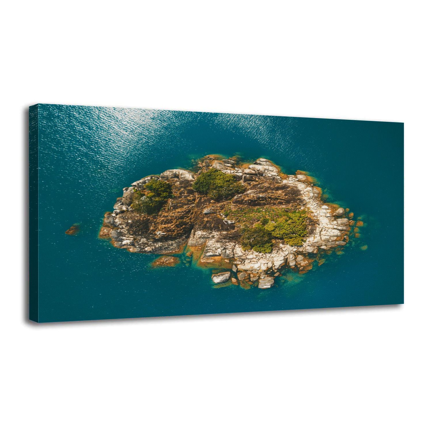 Canvas Wall Art tiny island lake malawi animal world pictures royalty ...