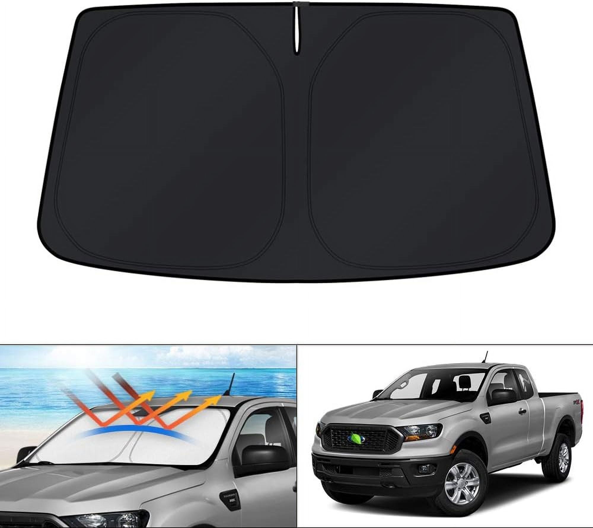 Canvcle Custom Fit Windshield Sun Shade for Ford Ranger Accessories ...