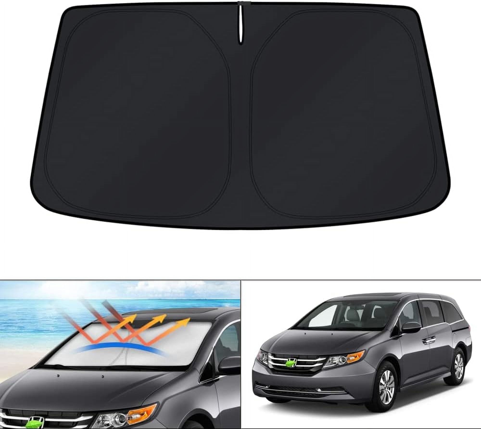 Canvcle Windshield Sun Shade for Honda Odyssey Mini Van 2011-2017 ...