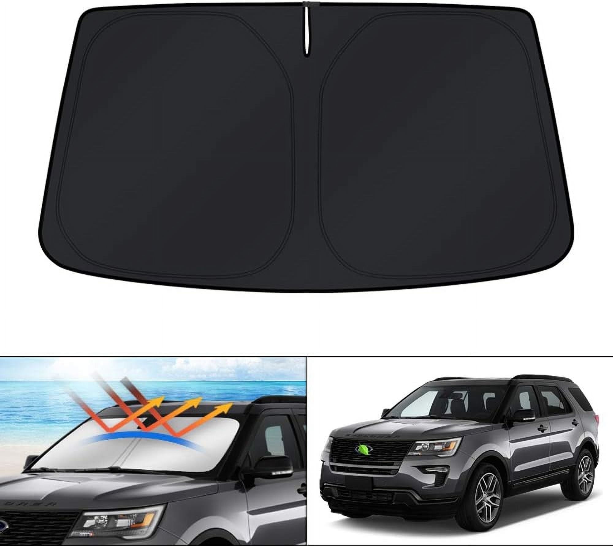 Canvcle Windshield Sunshade for 2011-2019 Ford Explorer SUV Accessories ...