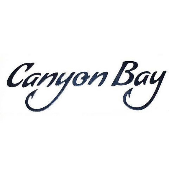 Canyon Bay Boat Decal Sticker U35619-04 | Raised 36 x 12 Inch Navy ...
