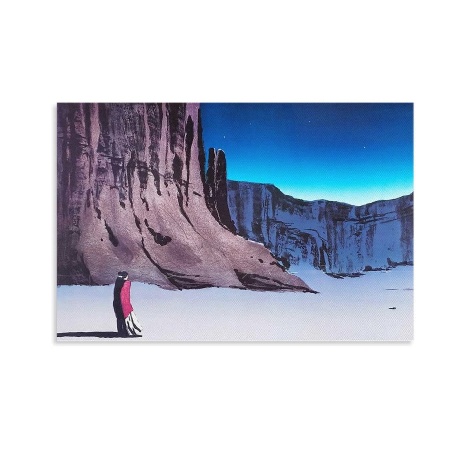 Canyon De Chelly Night 1979 by R.C. Gorman Picture Print Canvas Poster ...