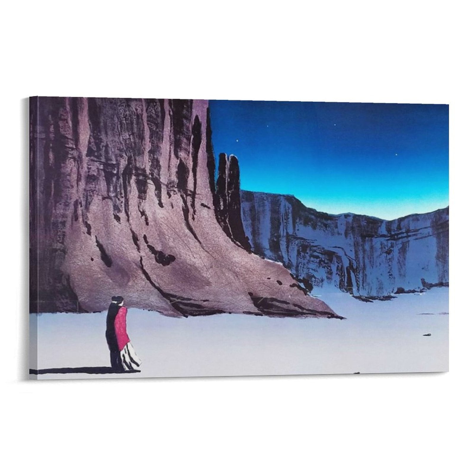 Canyon De Chelly Night 1979 by R.C. Gorman Picture Print Canvas Poster ...