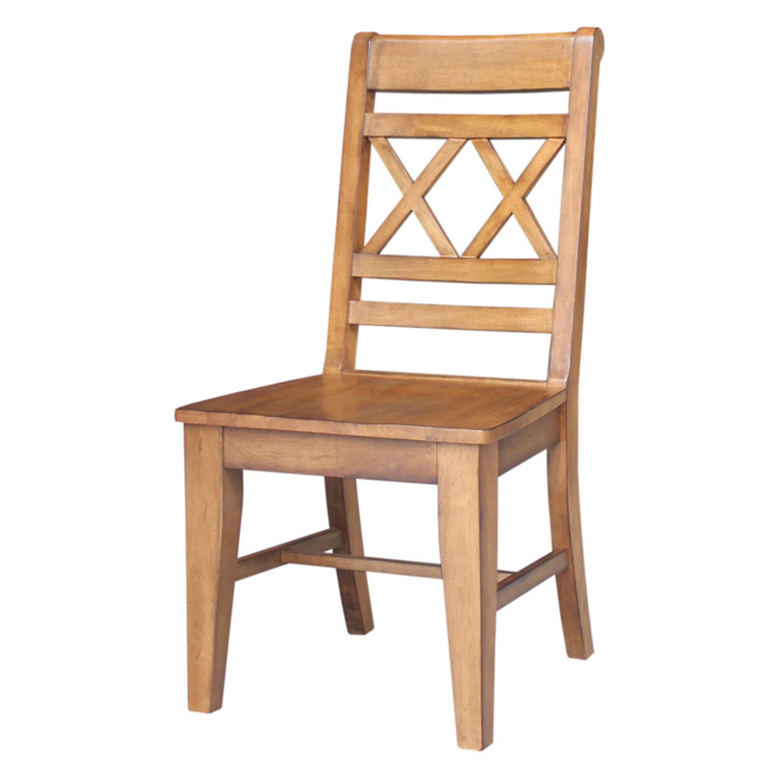 Canyon Double X-Back Chair, Pecan - Walmart.com