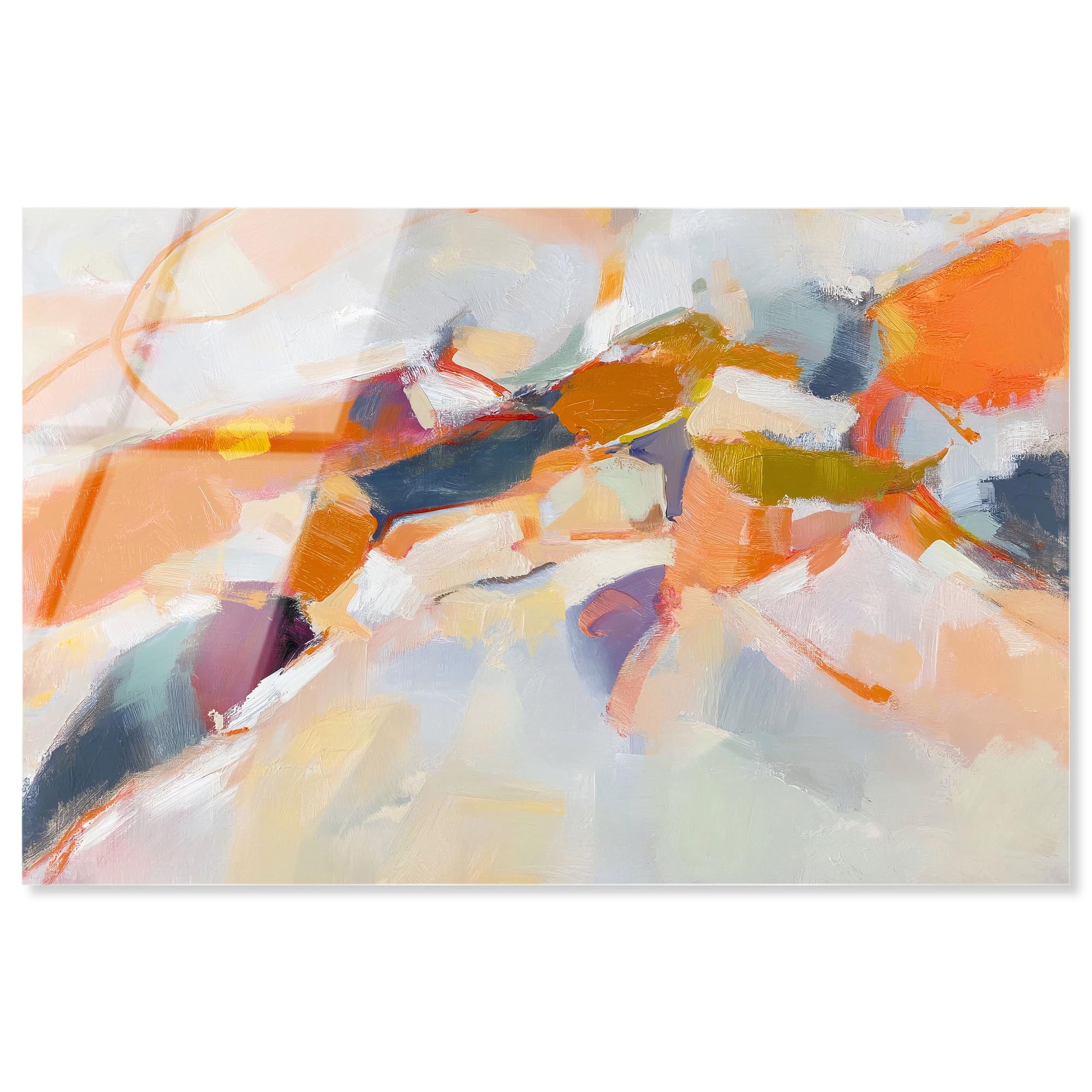 Canyon Fire I Acrylic Print Abstract Wall Art by Art Remedy, Ready to ...