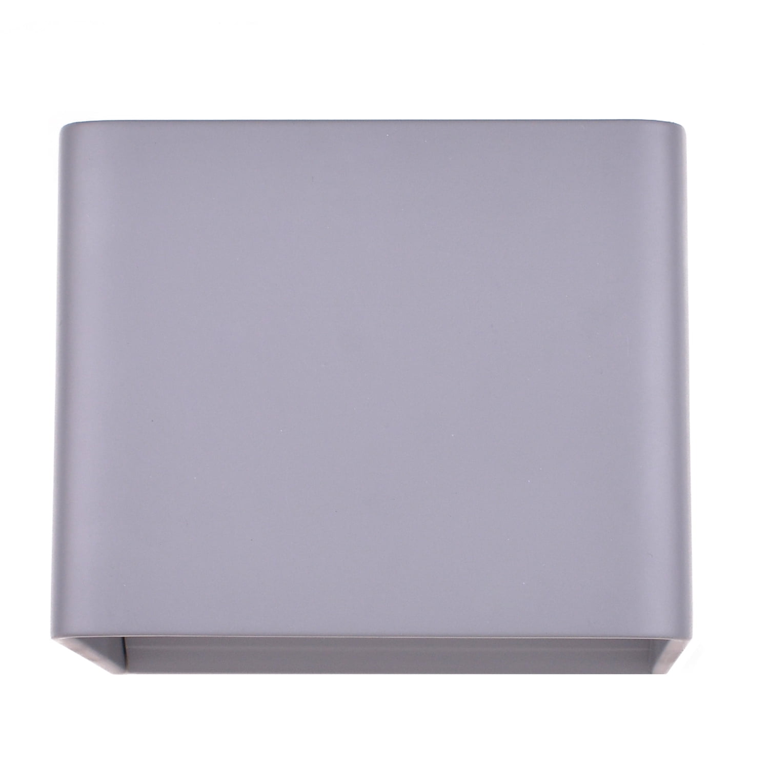Canyon Home 4" LED Square Gray Wall Sconce Lamp 2pcs Pack - Walmart.com