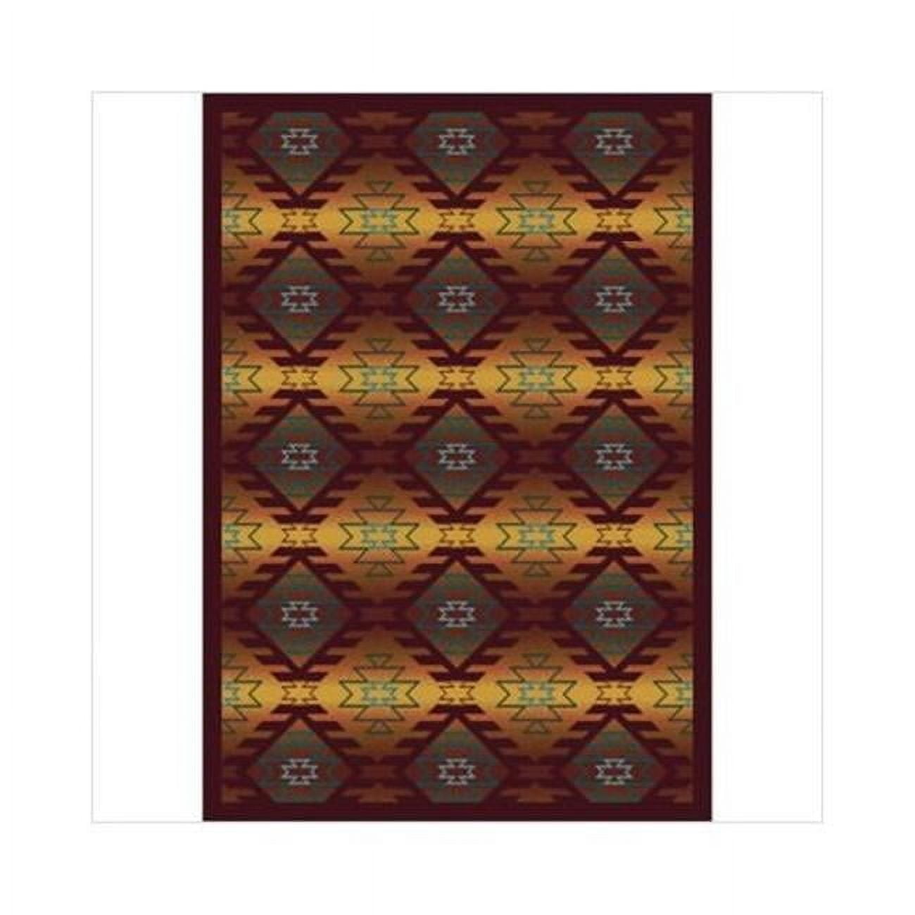 Canyon Ridge Mesa Sunset 5 ft.4 in. x 7 ft.8 in. WearOn Nylon Machine ...