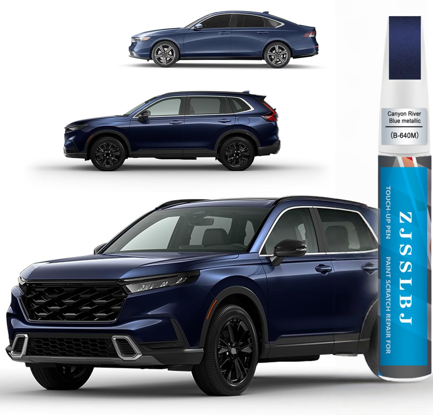 Canyon River Blue Metallic(B-640M) Touch Up Paint Compatible with Honda ...