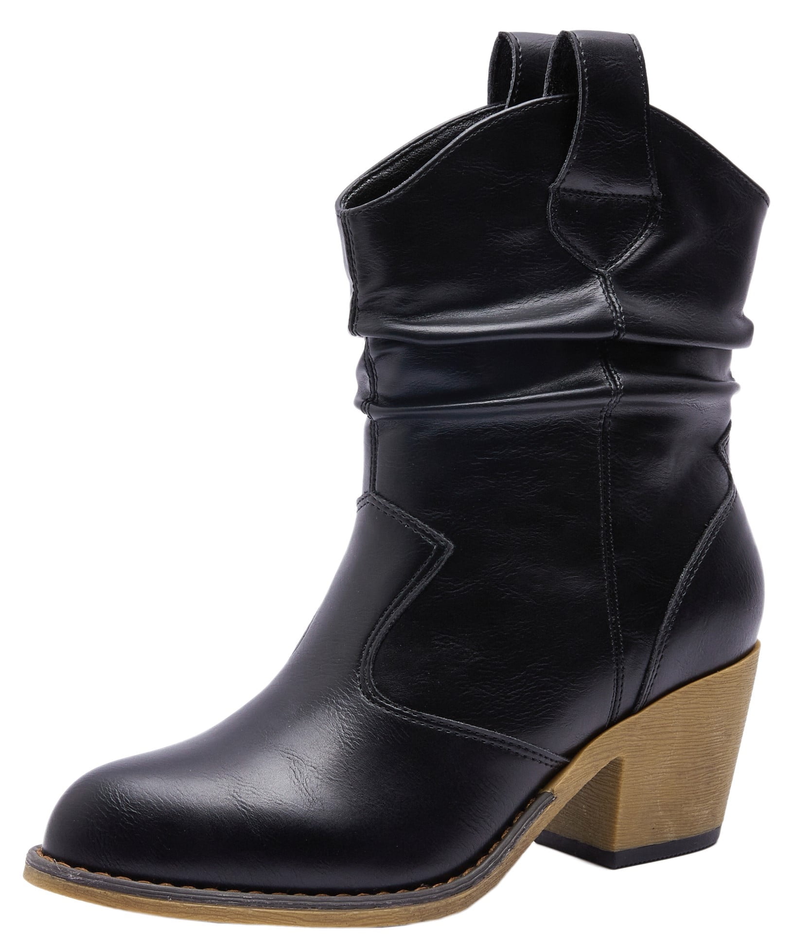 Canyon Trails Womens Cowgirl Pointed Toe Classic Pull Up Distressed ...