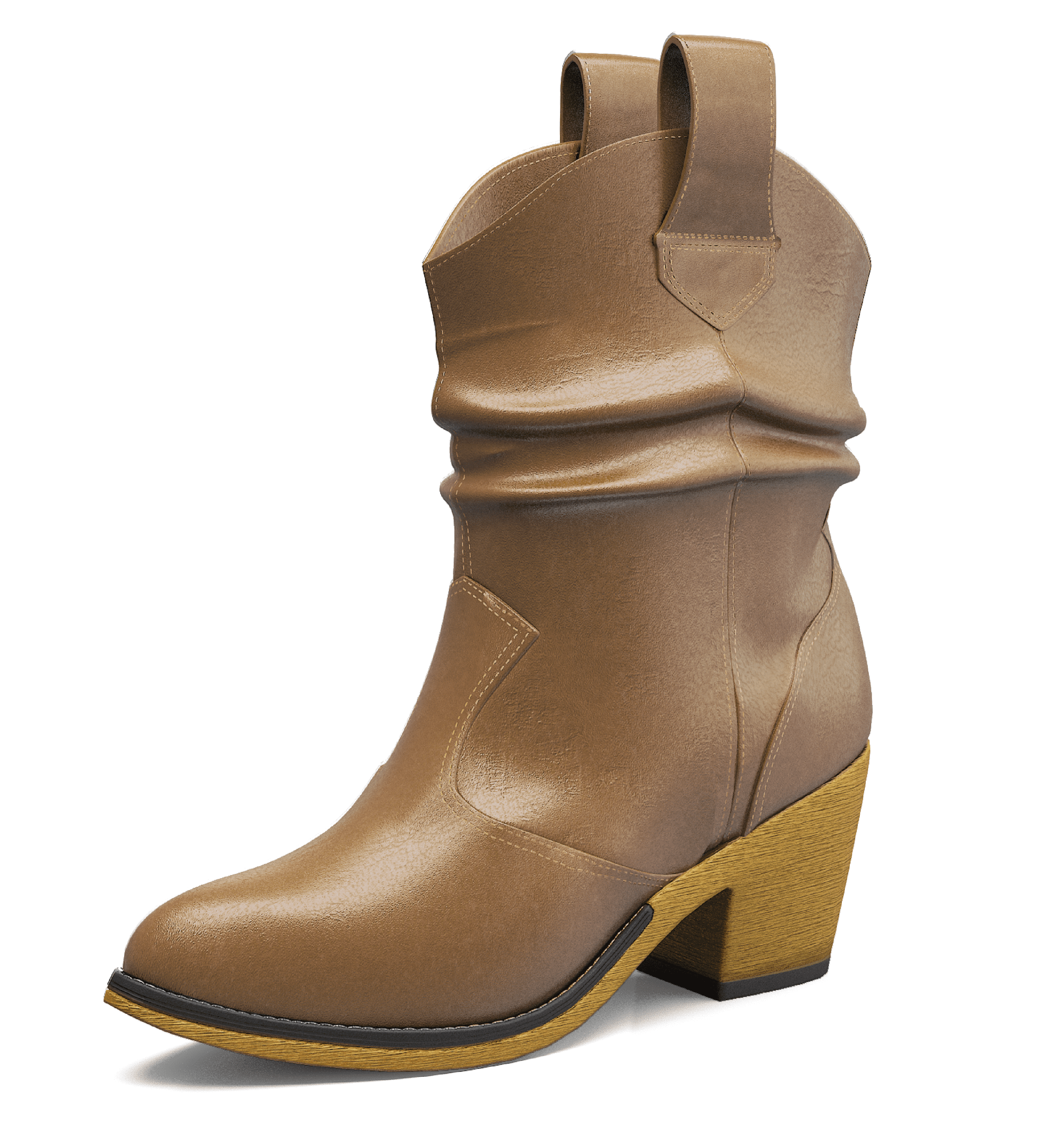 Canyon Trails Womens Cowgirl Pointed Toe Classic Pull Up Distressed ...