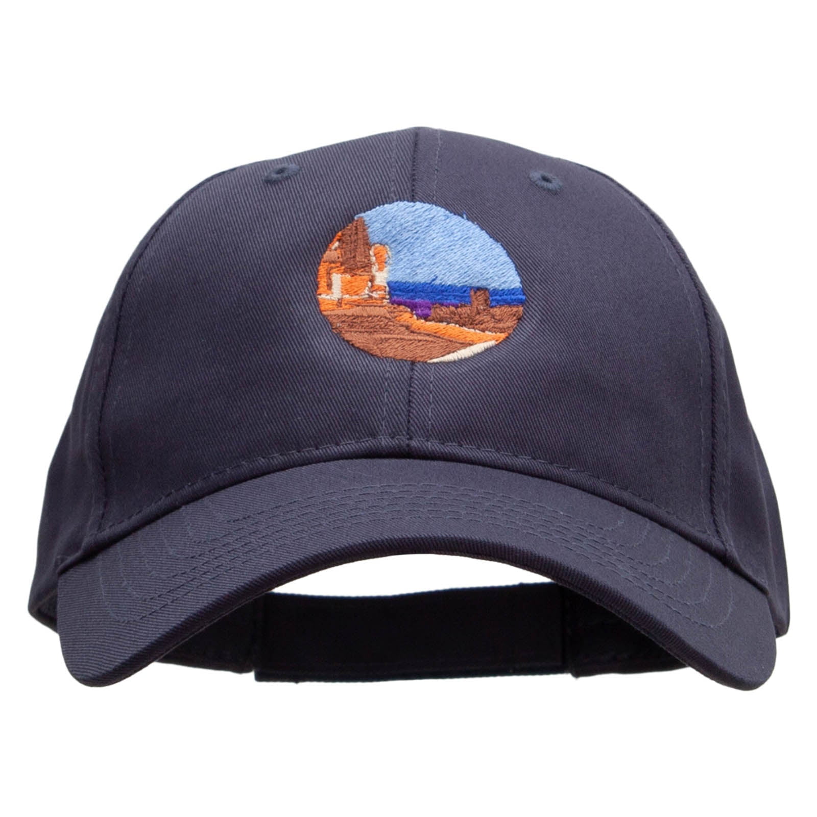 Canyon with Red Mountains Embroidered New Low Profile Organic Cotton ...