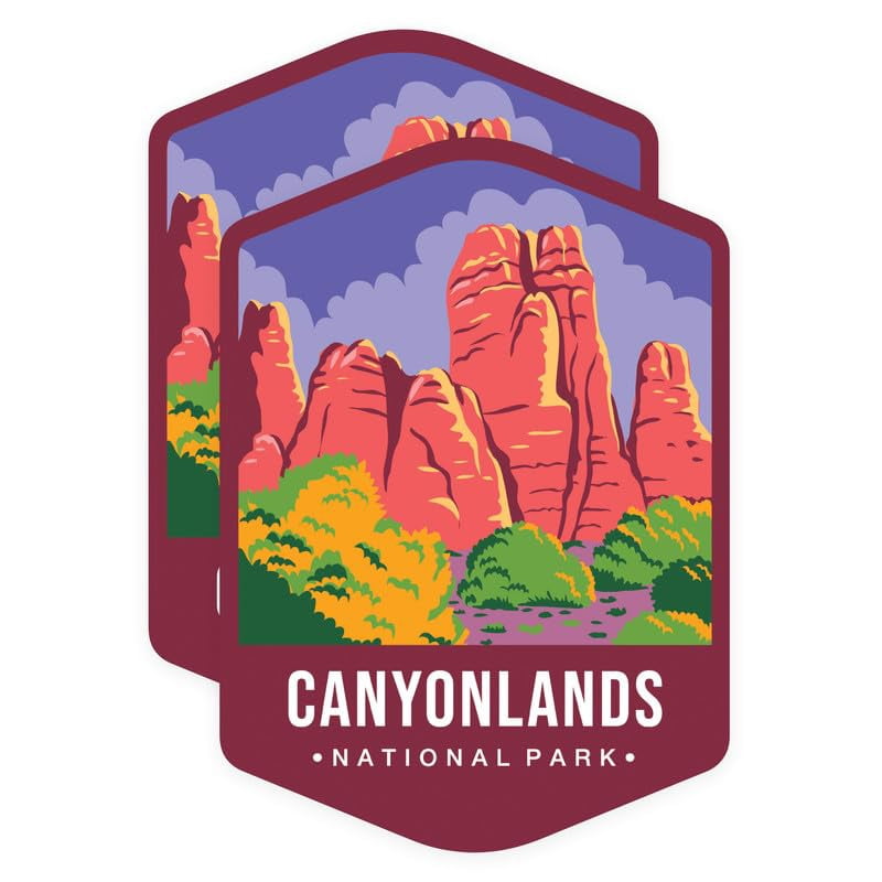 Canyonlands National Park Bumper Sticker - US National Park - 5 Inches ...