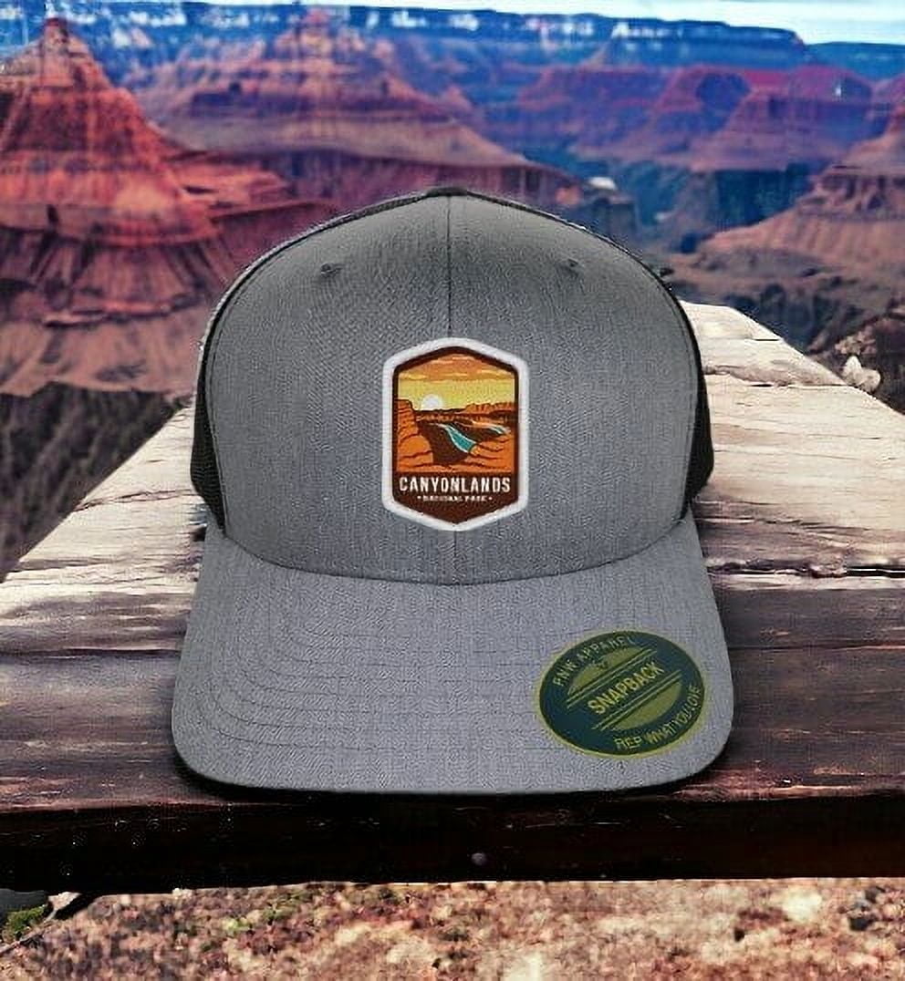 Canyonlands National Park Trucker Hat - Heather Grey on Black - Walmart.com